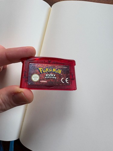 Pokémon Ruby Version Nintendo Game Boy Advance 2003 Authentic Cartridge ...