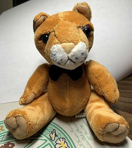 Steven Smith Plush Lion 5" seated Vintage Big Cat Stuffed Animal w ...