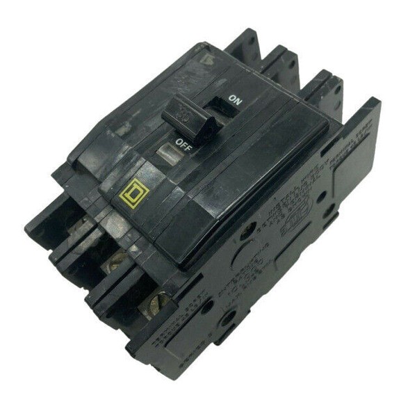 Square D QOU330 30A 3-Pole 240VAC Mini Circuit Breaker for sale online ...