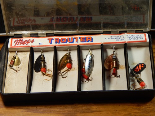 OLD MEPPS KILLER KIT TROUTER K1 IN PLASTIC BOX 6 LURES NIB LQQK #10 | eBay