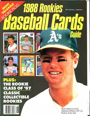 1988 Rookies Baseball Cards Guide Mark McGwire May 2, 1988 EX ...