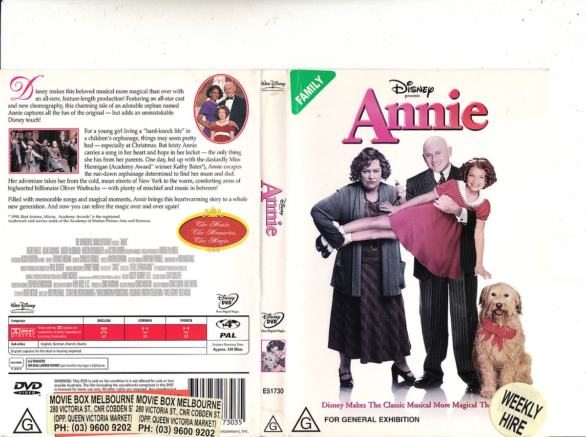 Disney Annie Dvd