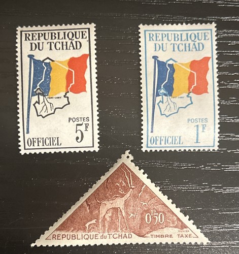 Republic of Chad stamp: Lot Of 3 MNH | eBay