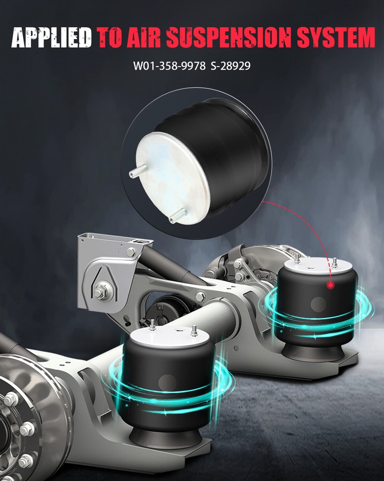 2* Trailer Air Spring Bag Replaces For Firestone W01-358-9978 ...