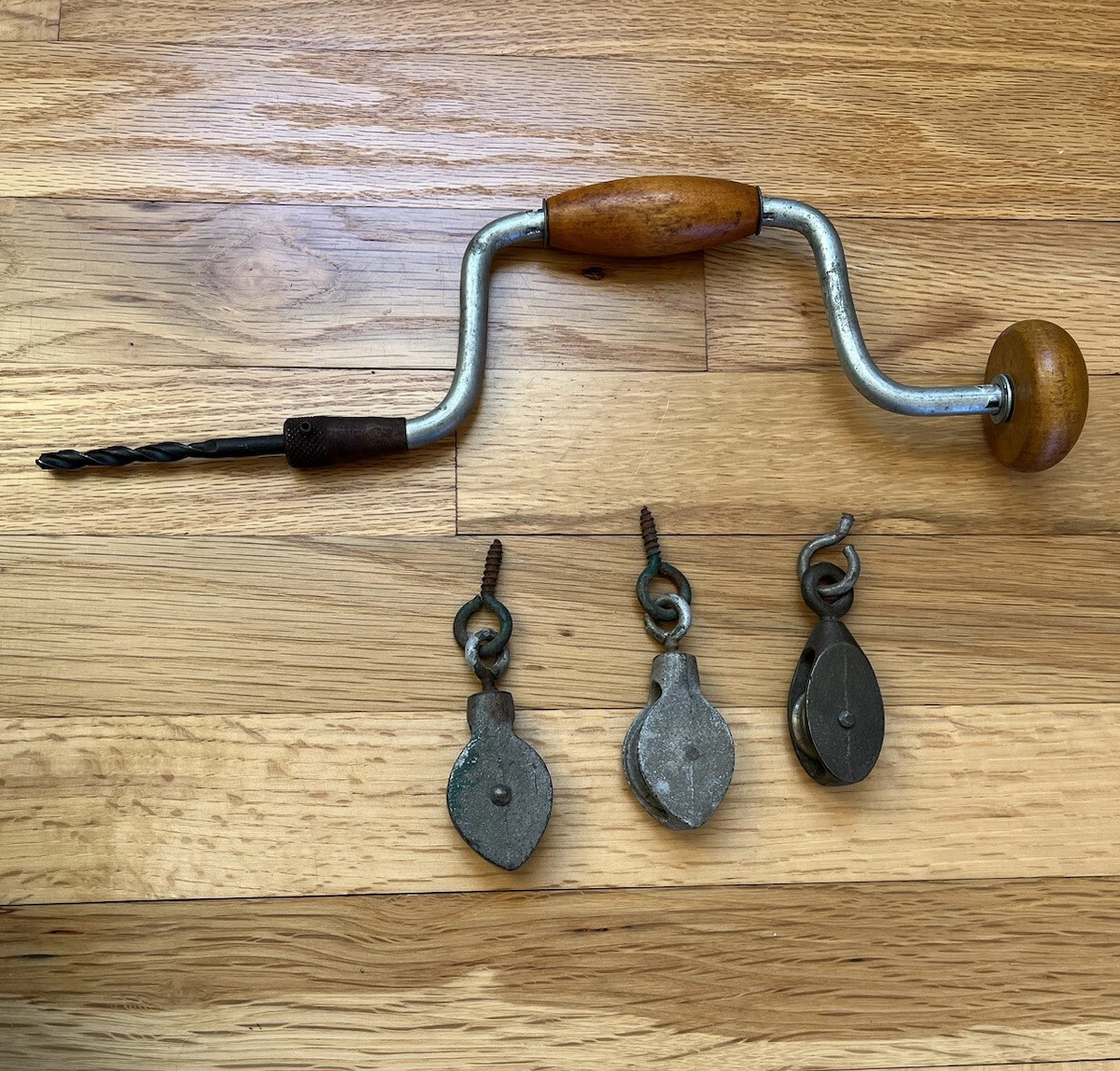 Antique Tools Brace And Bits