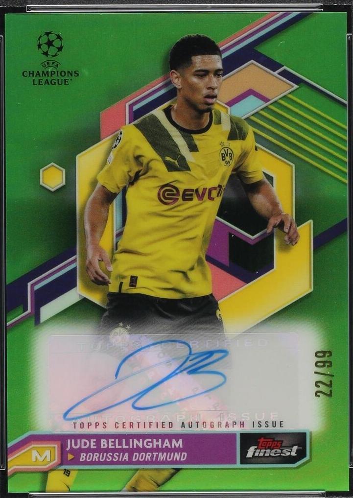 2022-23 Topps Finest UEFA Club Competitions - Autographs Jude ...