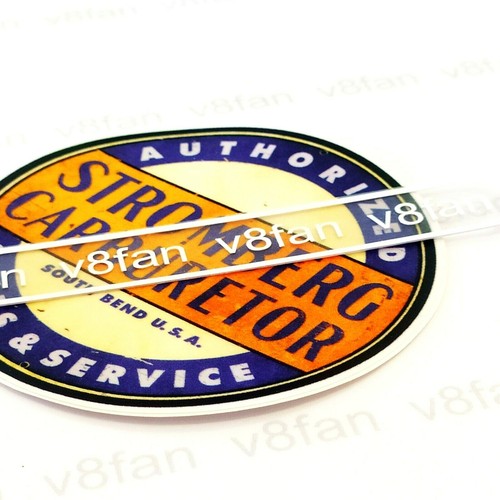 #86F "STROMBERG carburetor" oldschool sticker for Hotrod Classic Mopar ...