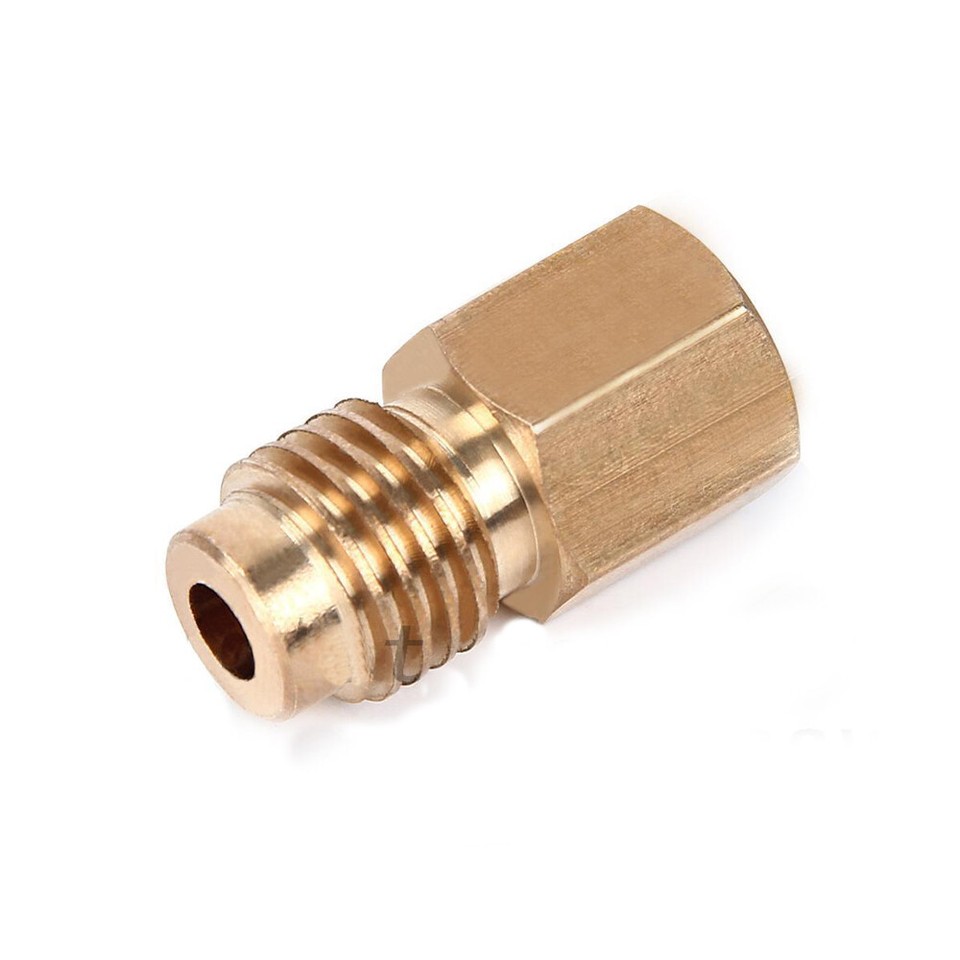 R134A-Vacuum Pump Adapter Connects 1/2" Acme to 1/4" Service Port Male ...