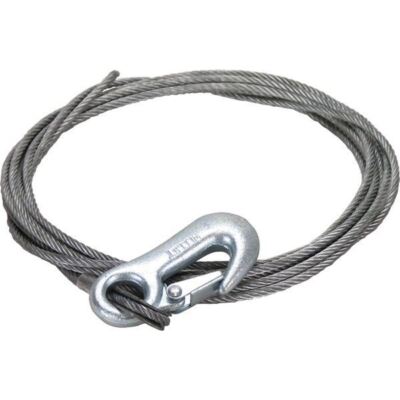 Winch Wire - Snap Hook 5mm x 7.6m | eBay Australia