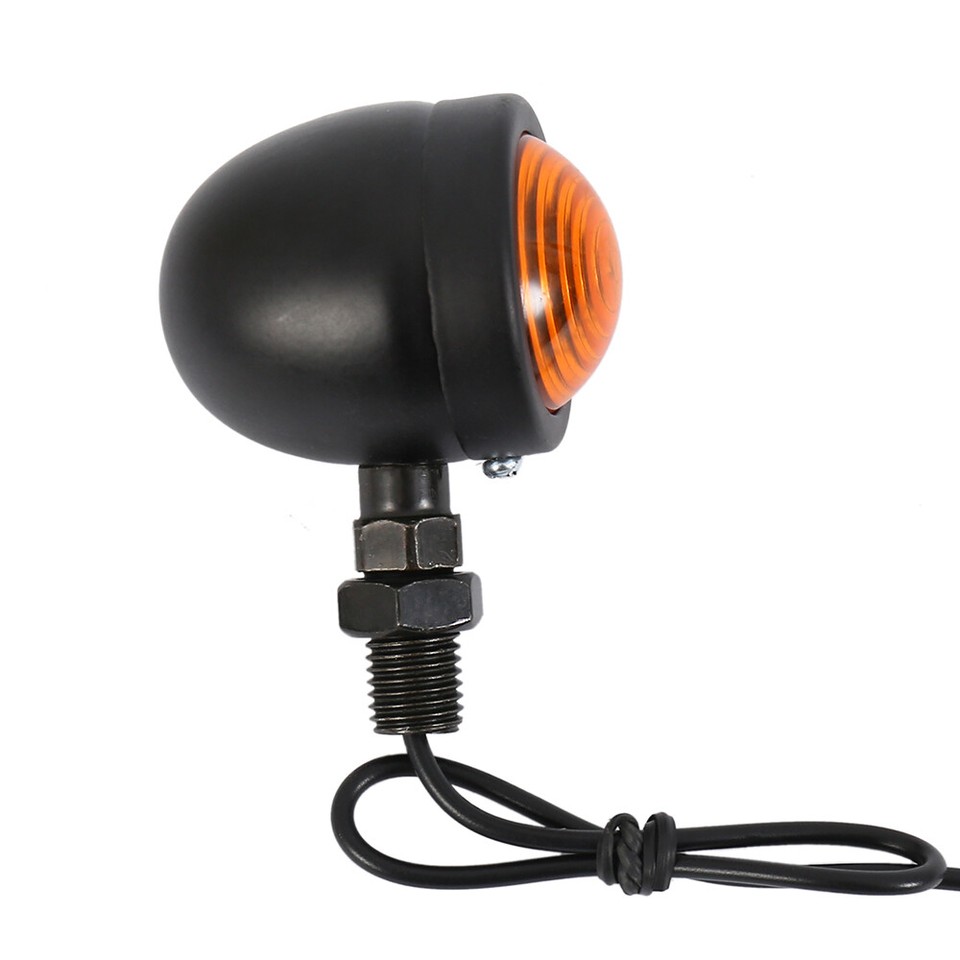 4 Motorcycle Amber Turn Signal Bullet Blinker Indicator Light For ...