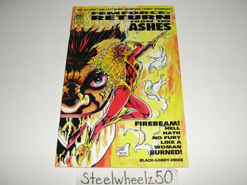 Femforce #104 Comic AC Comics 1997 Return From Ashes 1 Firebeam Tara ...