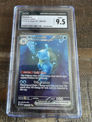Blastoise ex 200/165 (2023) Pokémon Scarlet & Violet 151 SIR CGC 9.5 | eBay