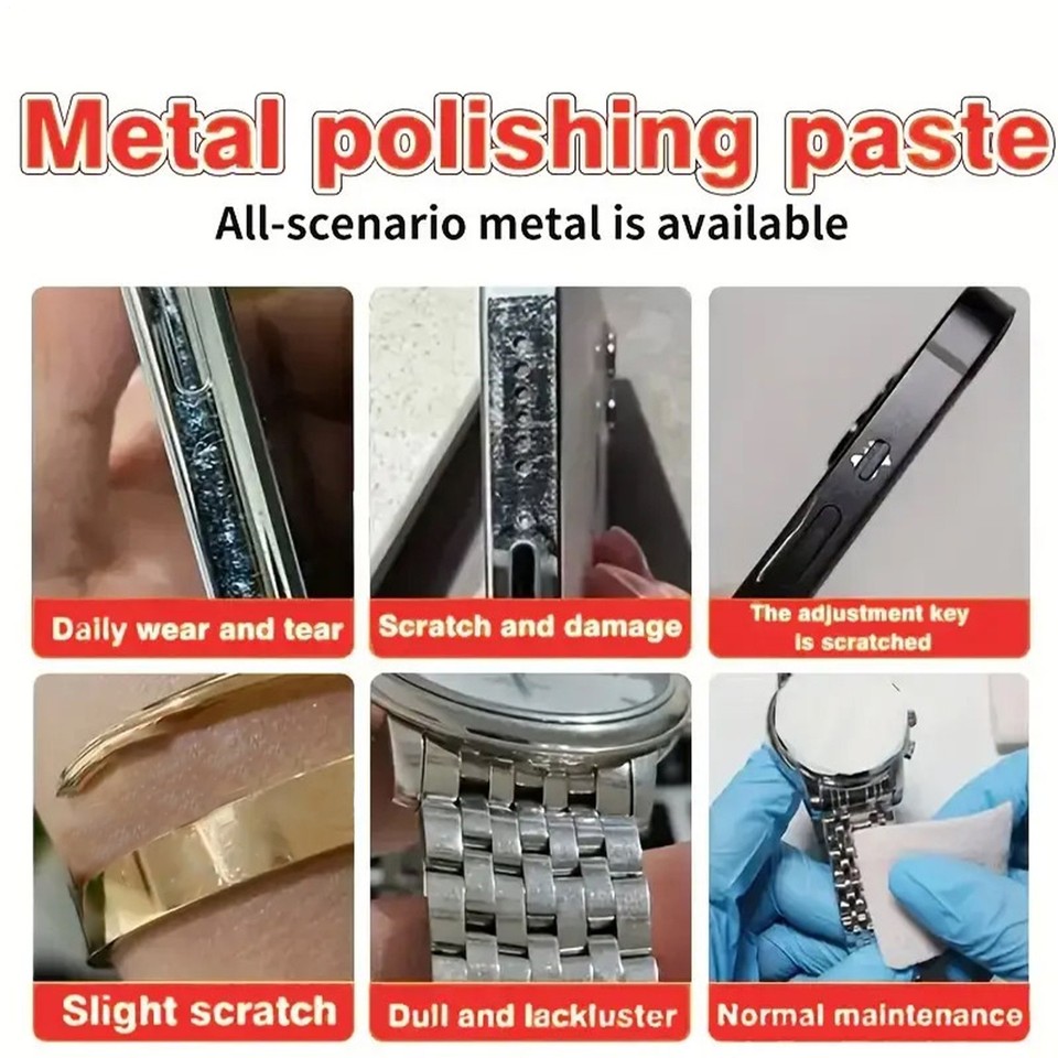 Watch Scratch Remover 30g Polishing Cream Watch Crystal Polish for Link ...