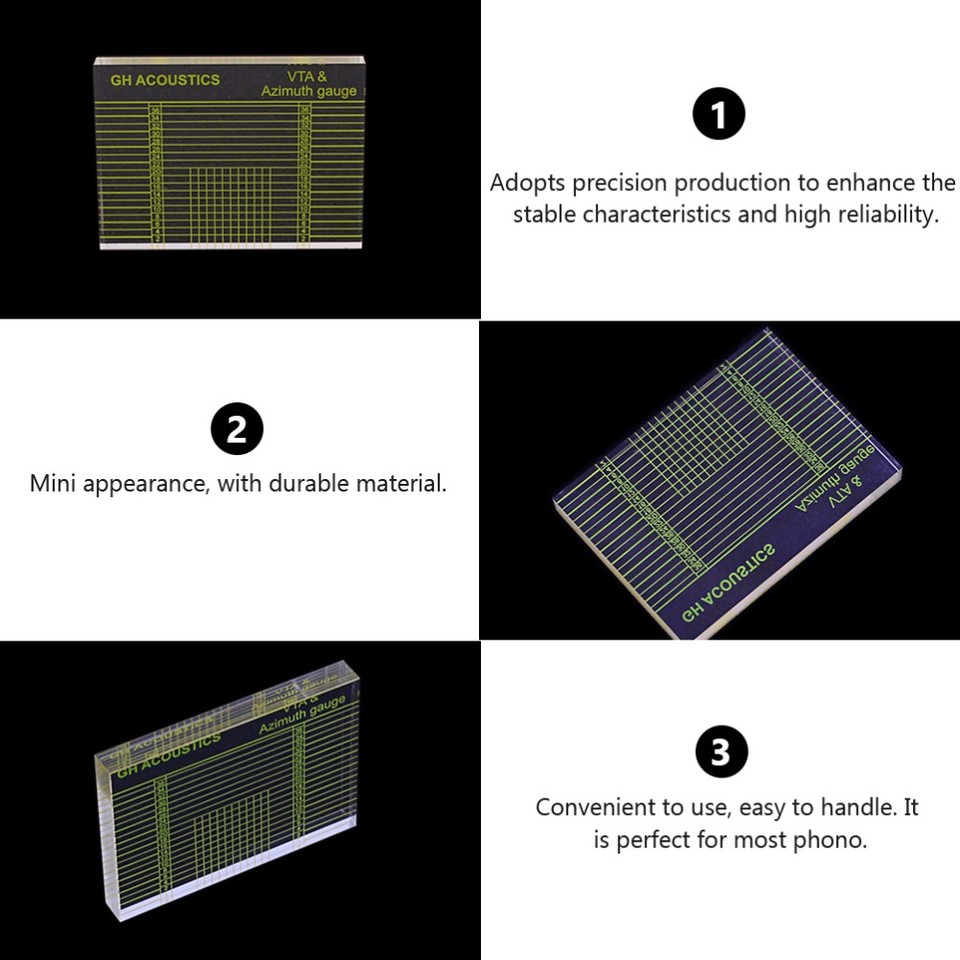 Azimuth Ruler Balance Measuring Azimuth Ruler Headshell Turntable for ...