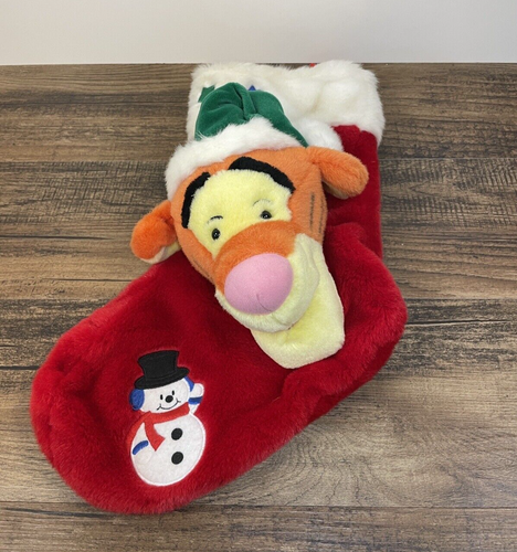 Disney 3D Tigger Singing Animated 15" Stocking Musical Christmas Winnie ...
