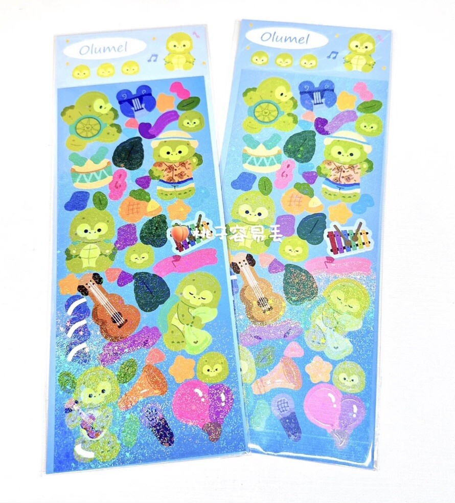 Disney Duffy And Friends Olu Mel Sticker Scrapbook Diary Kawaii | eBay