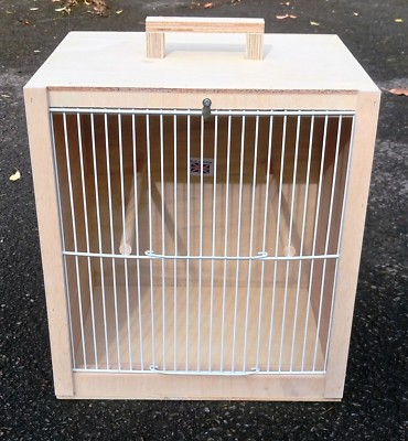 Bird Carry Box Carrying Cage 13" x 14" x 10" (White Fronts) | eBay UK