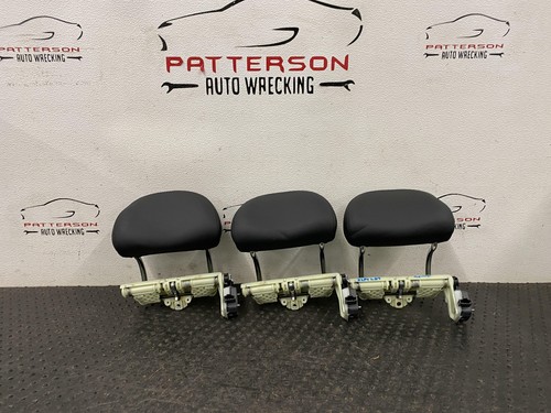 2006-2009 MERCEDES E-CLASS E350 SEDAN REAR BACK SEAT 3 HEADRESTS BLACK ...