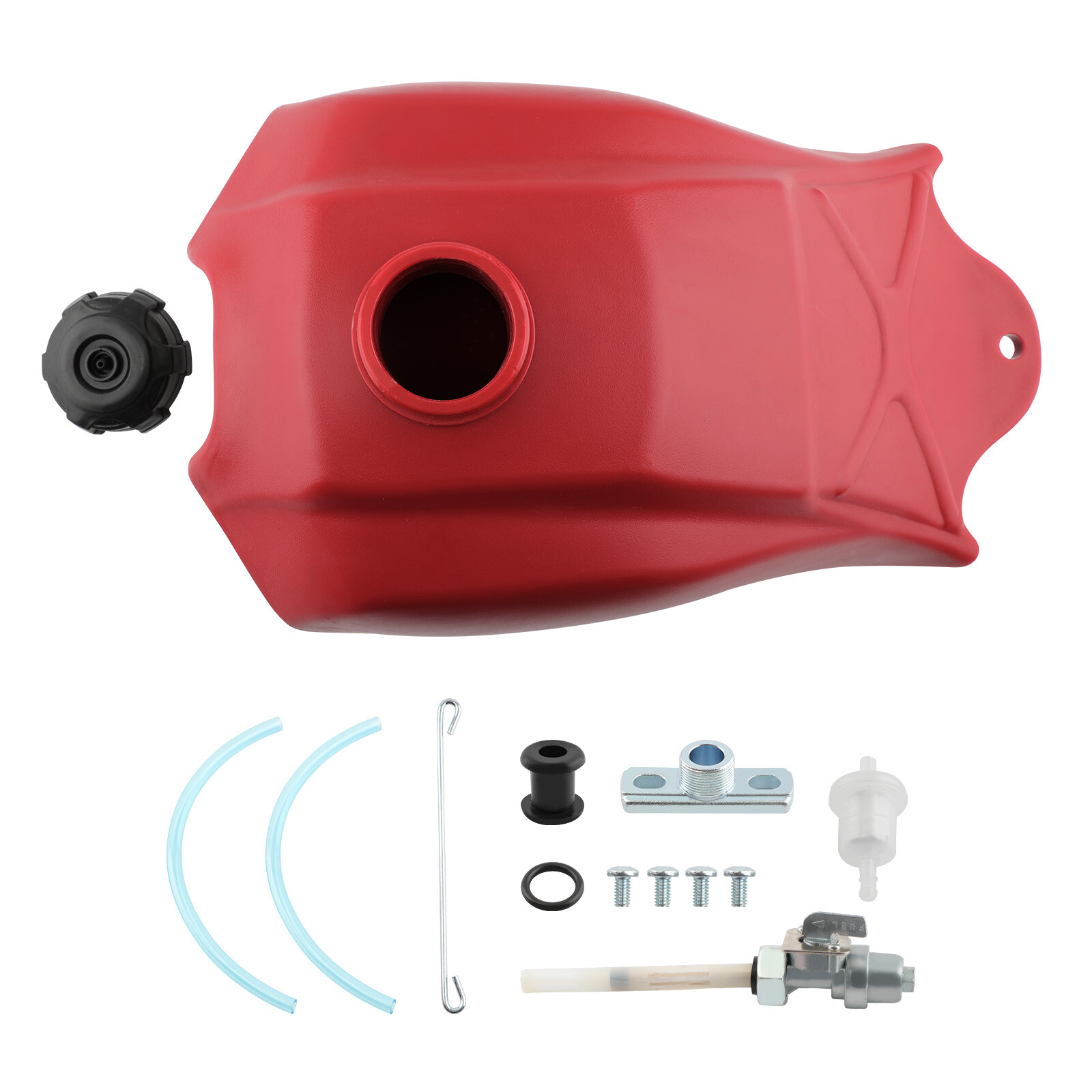 Gas Fuel Tank Kit For Honda ATC250SX ATC 250SX Big Red 1985-1987 ...