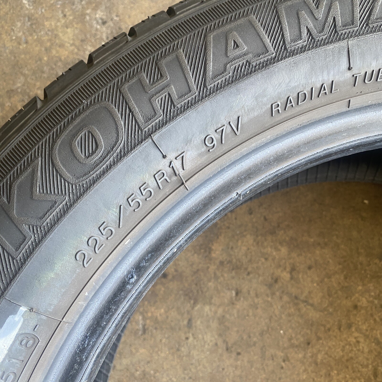 225/55R17 - 2 used tyres YOKOHAMA GEOLANDAR G95 | eBay
