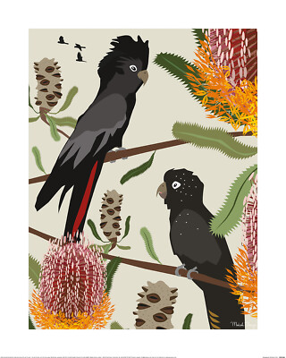 Mokoh Design - Cockatoos - Official 40 x 50cm Fine Art Print PPR43986 ...