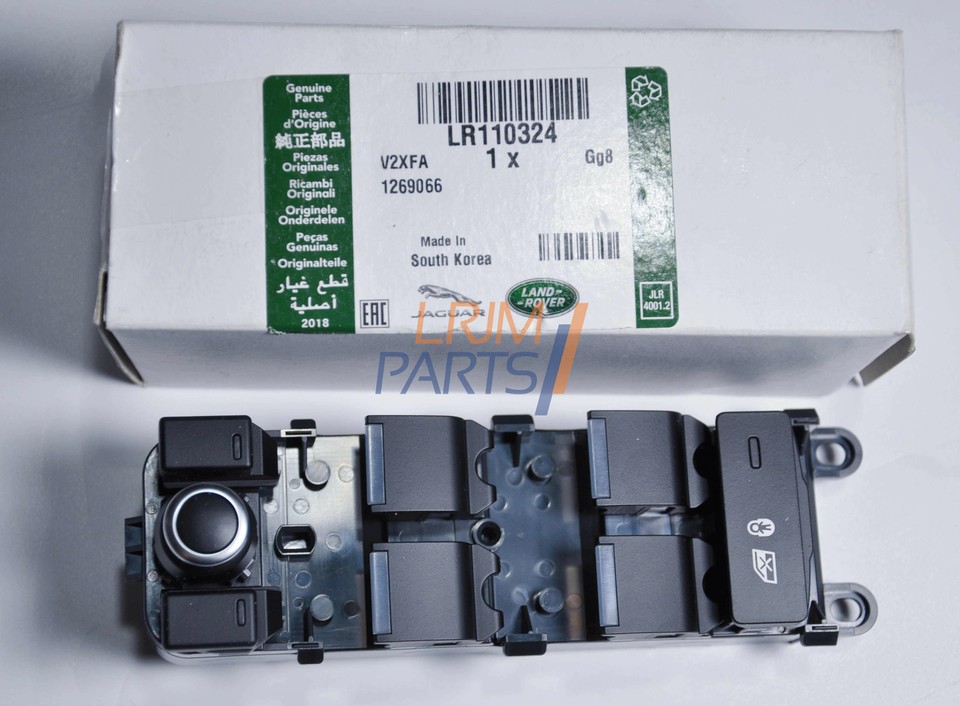 Genuine Land Range Rover Sport WINDOW SWITCH DRIVERS SIDE LR110324 ...