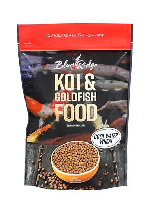 Blue Ridge Koi Fish Food 2lb - Koi Food 3/16” Cool Water Wheat ...