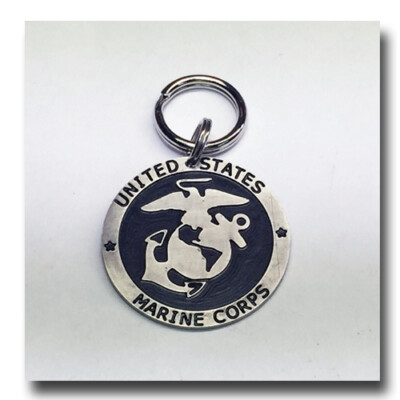 USMC Marine Corp Pet ID Dog Name Tag Free Engraving Semper Fi | eBay