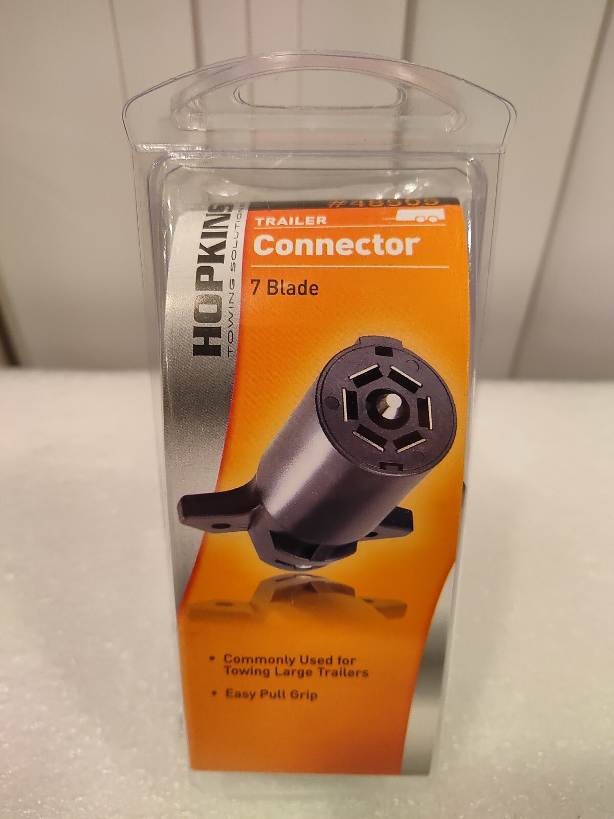 Hopkins Trailer Connector 48505 7 Blade Brake Power Right Left Turn ...