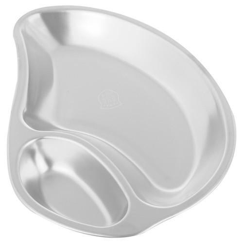 Metal Dumpling Plate Sushi Dinner Plates Stainless Steel Dumpling Dish ...