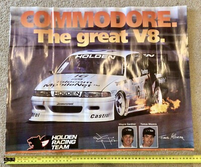 RARE Holden Racing Team Commodore the Great V8 poster | eBay Australia