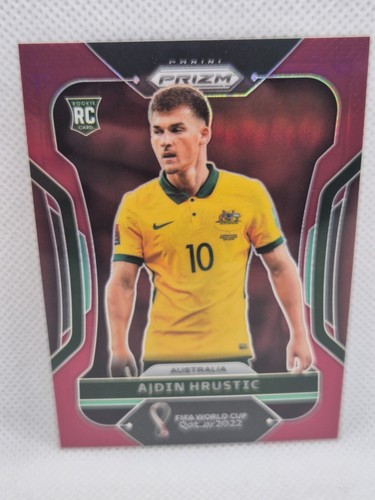 #/22 Ajdin Hrustic Australia Socceroos 2022 Panini World Cup MAROON ...