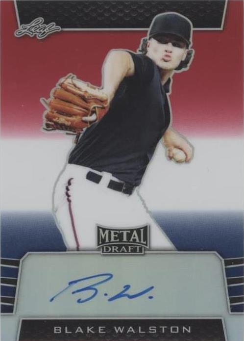 2019 Leaf Metal Draft - Blake Walston #BA-BW1 Red White & Blue /10 (AU ...