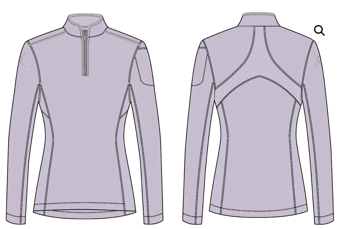 Chestnut Bay Performance Rider SkyCool Shirt II-S-Lilac | eBay