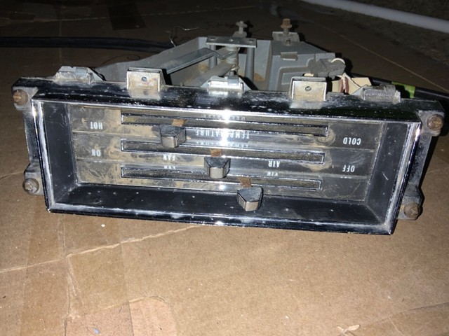 1967 Chevy Heater Control Panel With Cables Full Size 7300764 - Ch854 ...