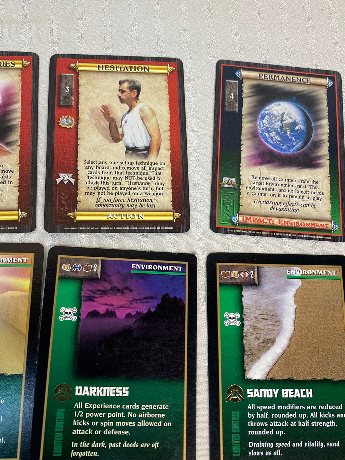 (1) Ultimate Combat Limited Edition Starter Deck box TCG CCG 1995 cards ...