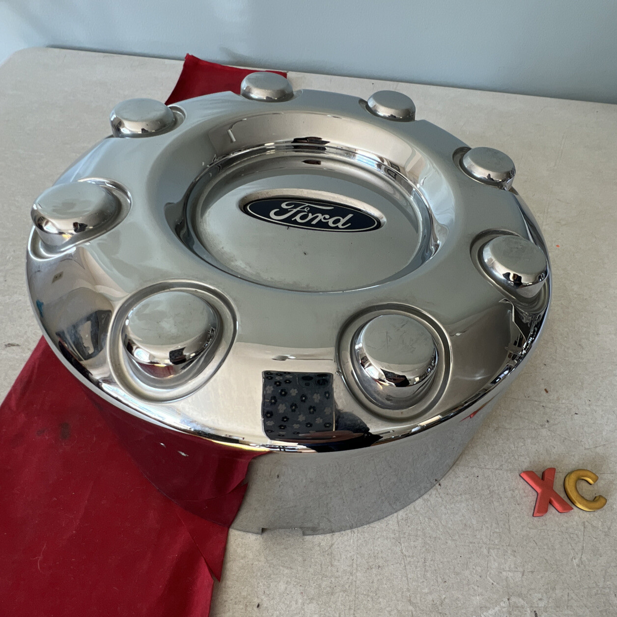 2005-2016 Ford F350 SD Dually Rear Chrome Center Cap (1) | 5C341A096XC ...