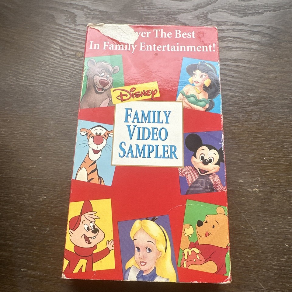 Walt Disney Family Video Cartoon Sampler VHS Toys R Us Promo | eBay