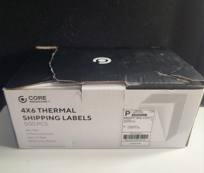 Core Innovations 4×6 Thermal Shipping Labels 500pcs Brand New (Just Box ...