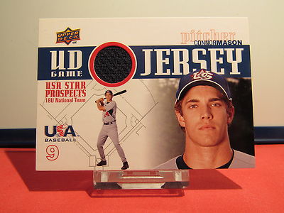 2009 Upper Deck Signature Stars USA Star Prospects Maillots #11 Connor ...