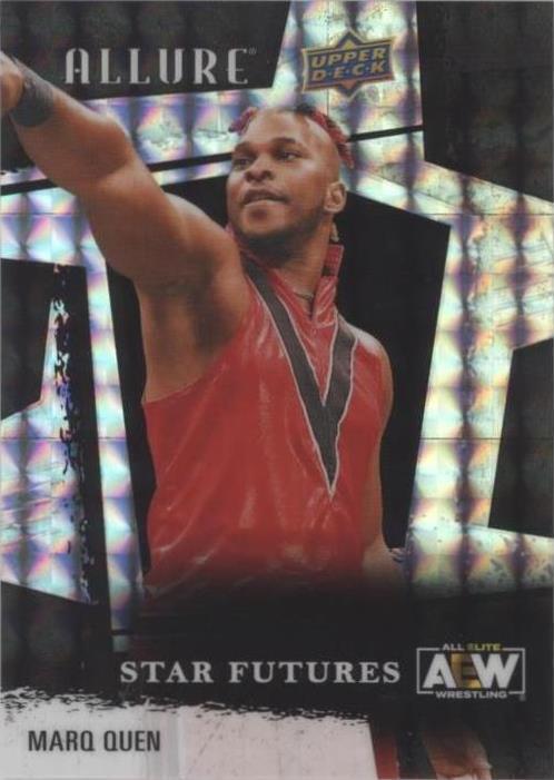 2022 Upper Deck Allure AEW - Star Futures Marq Quen #144 White Diamond ...
