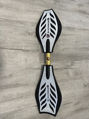 Razor Ripstik Caster Board Silver Color 2 Wheel Skateboard *Slightly ...