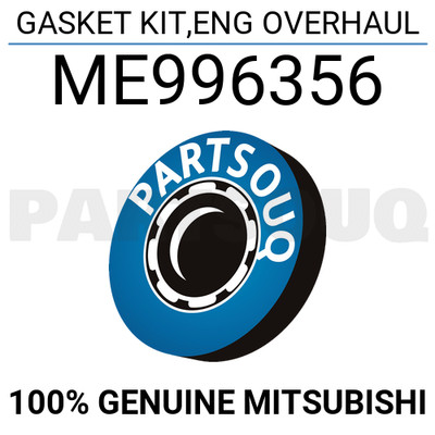 ME996356 Genuine Mitsubishi GASKET KIT,ENG OVERHAUL | eBay