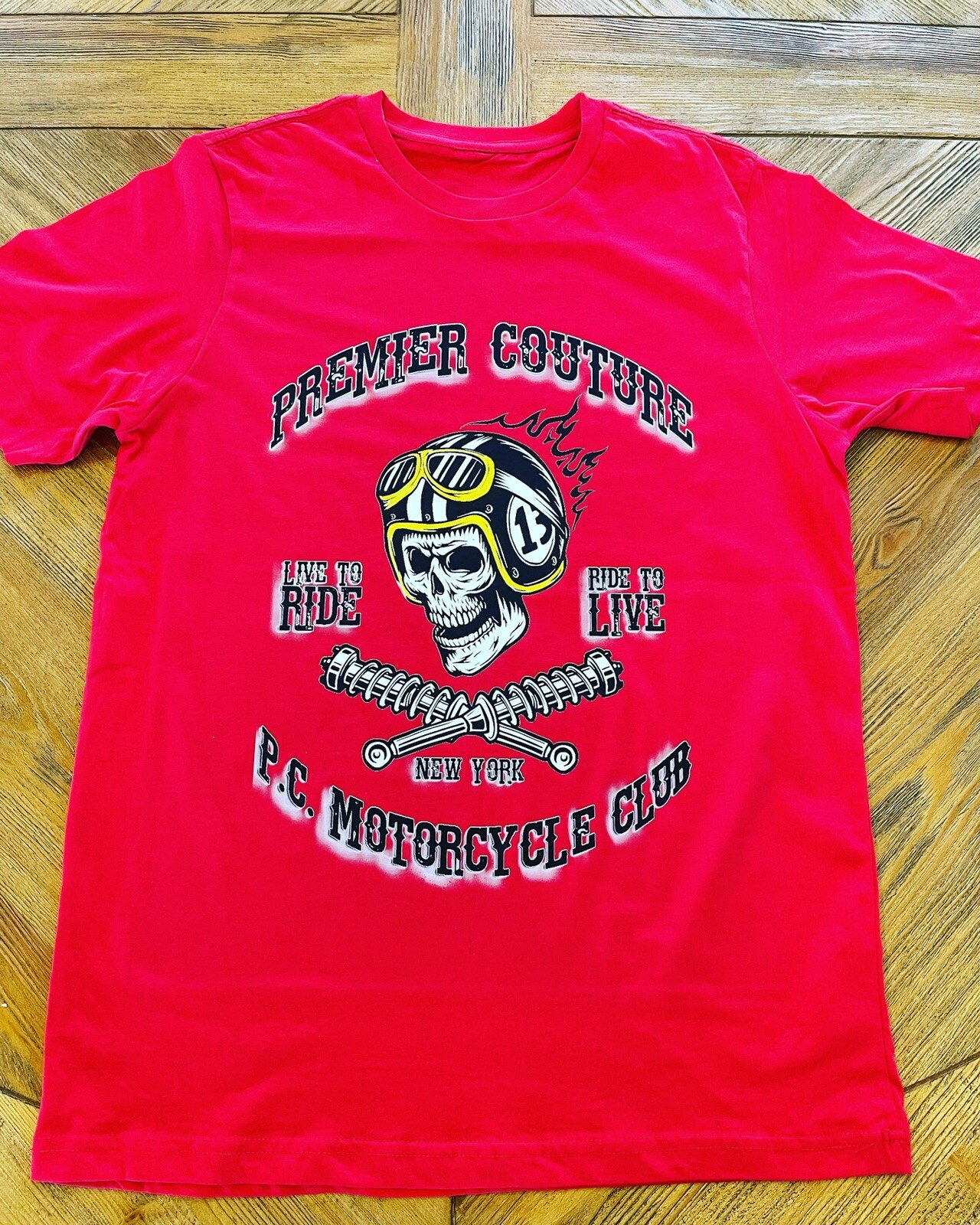 Premier Couture Motorcycle Club T-shirt Sz Large | eBay