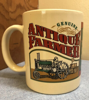 ANTIQUE FARMER Tractor Coffee Mug Tea Agriculture Farm Country Cup ...