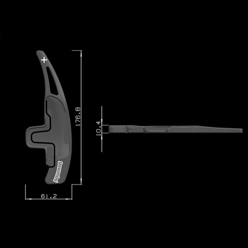 DSG Paddle Shifter Shift Paddle Extension Aluminum For Mercedes SL63 ...