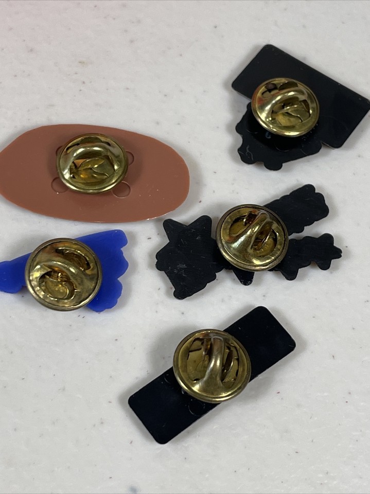 Lot of Vintage Pins Pickbacks State United States City Plastic Pins Lot ...