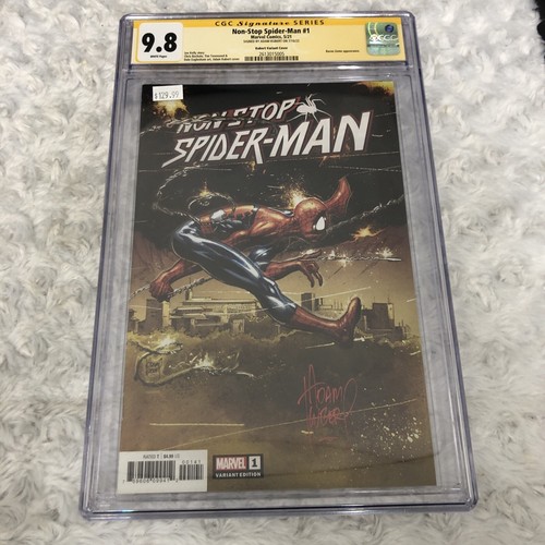 NON-STOP SPIDER-MAN #1 - CGC 9.8 SIGNATURE SERIES Signed By Adam Kubert ...