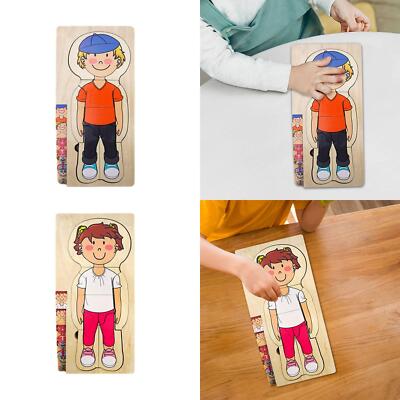 Human Body Puzzle Body Parts Puzzle Learning Cognition Toy Development ...