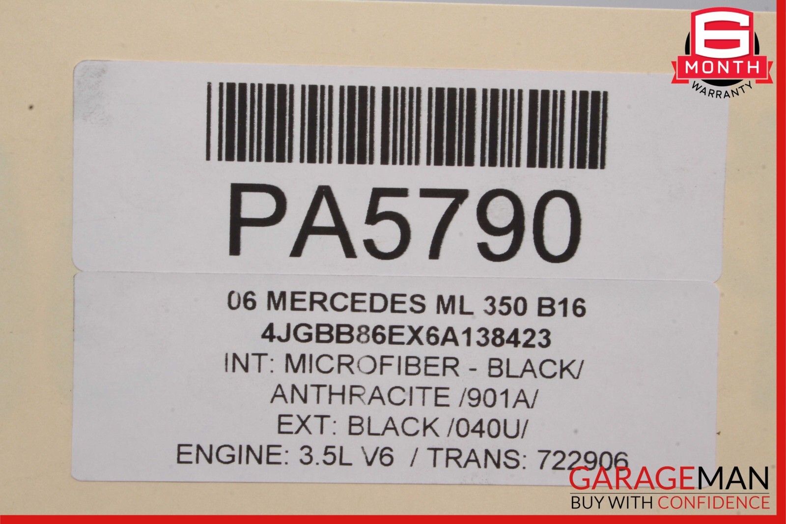 06-11 Mercedes W164 ML350 R350 4Matic AWD 7G Automatic Transmission 722 ...